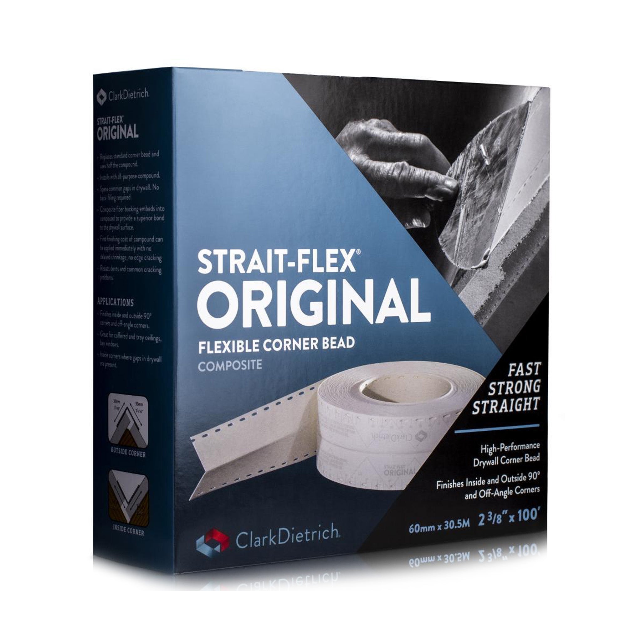 Strait-Flex Original Multi-Purpose Drywall Corner Bead - 100 ft. x 2-3 – GCNYC