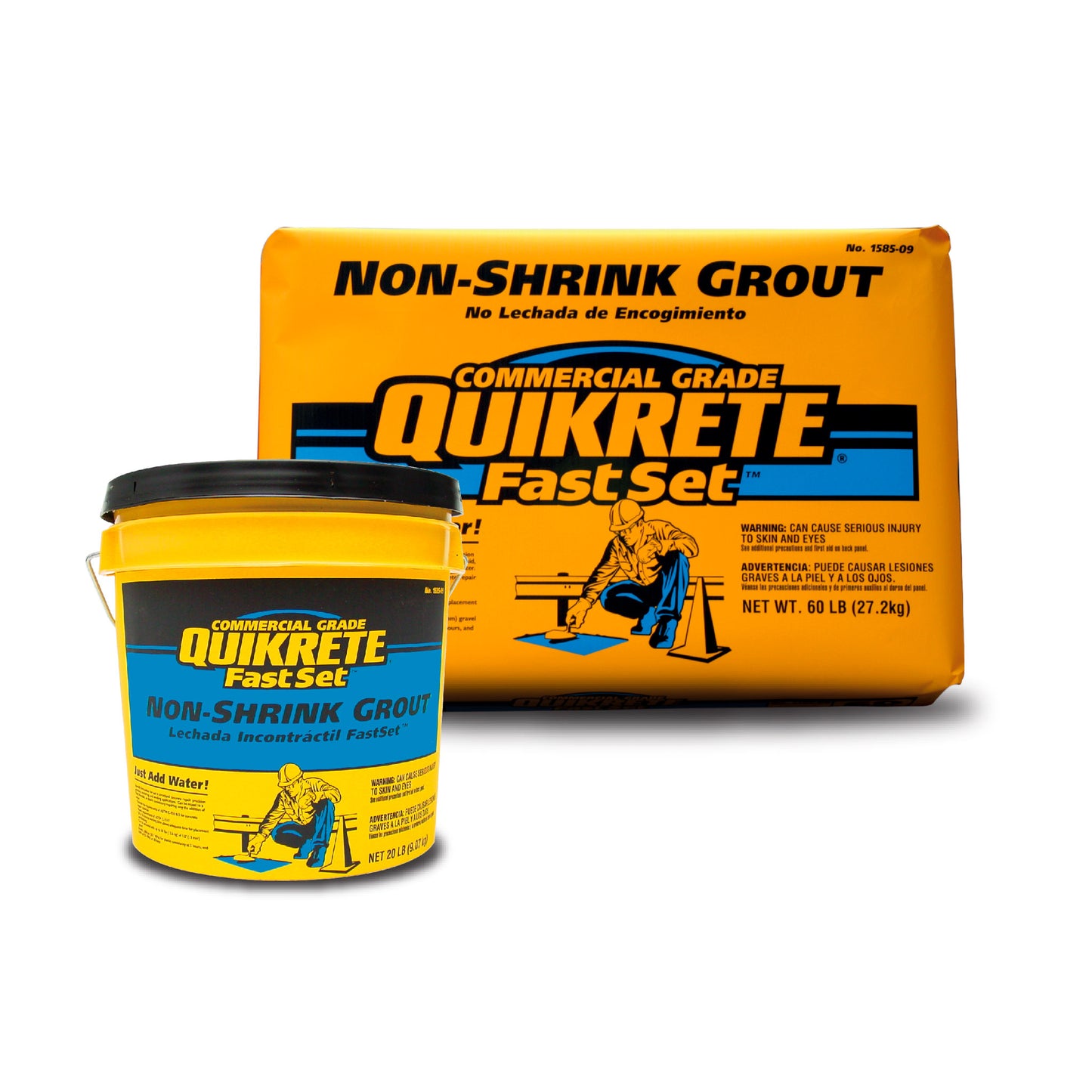 Quikrete Fastset Non Shrink Grout - 1585-09, 1585-20 – GCNYC