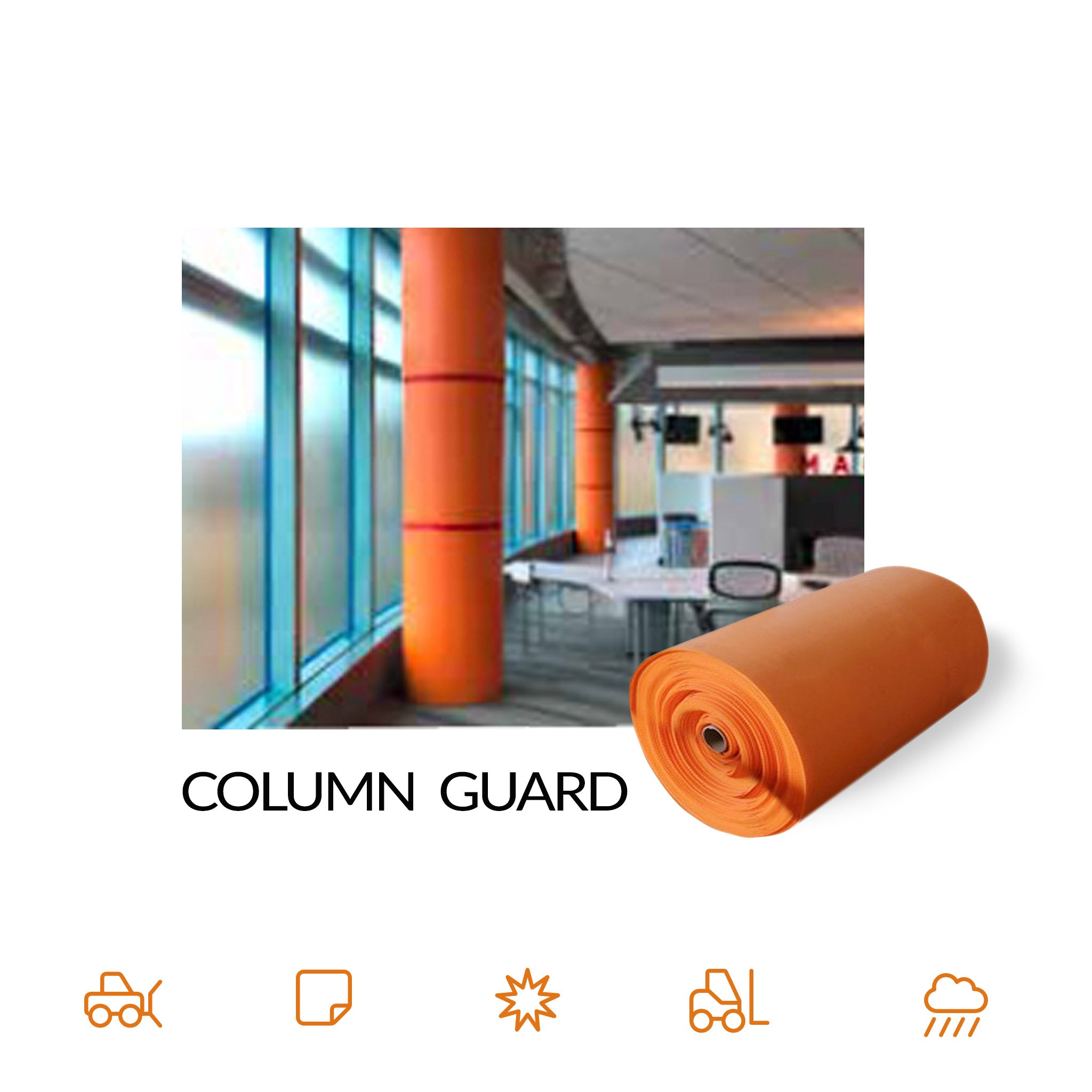 SkudoBoard Column Guard - Flexible Protection for Columns & Pillars – GCNYC