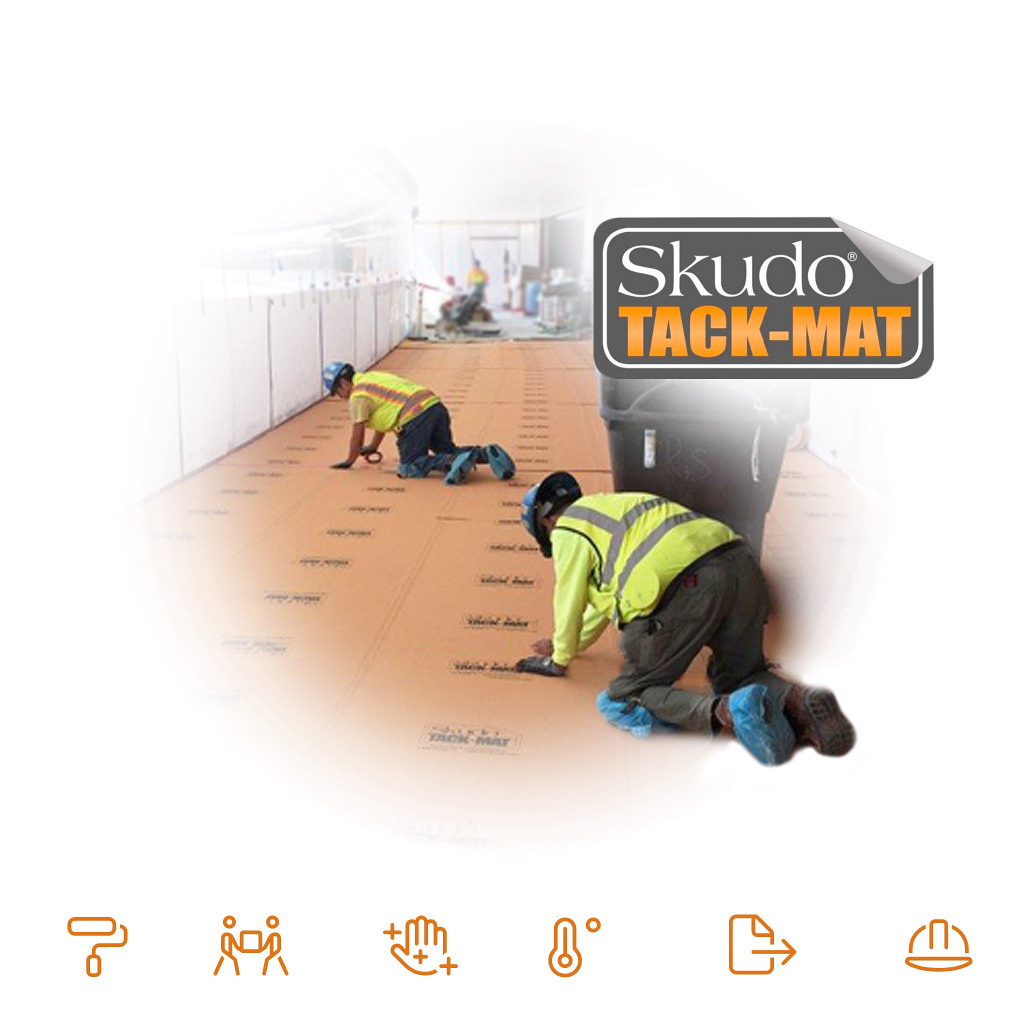 Skudo Tack-Mat - One-Step Temporary Surface Protection – GCNYC