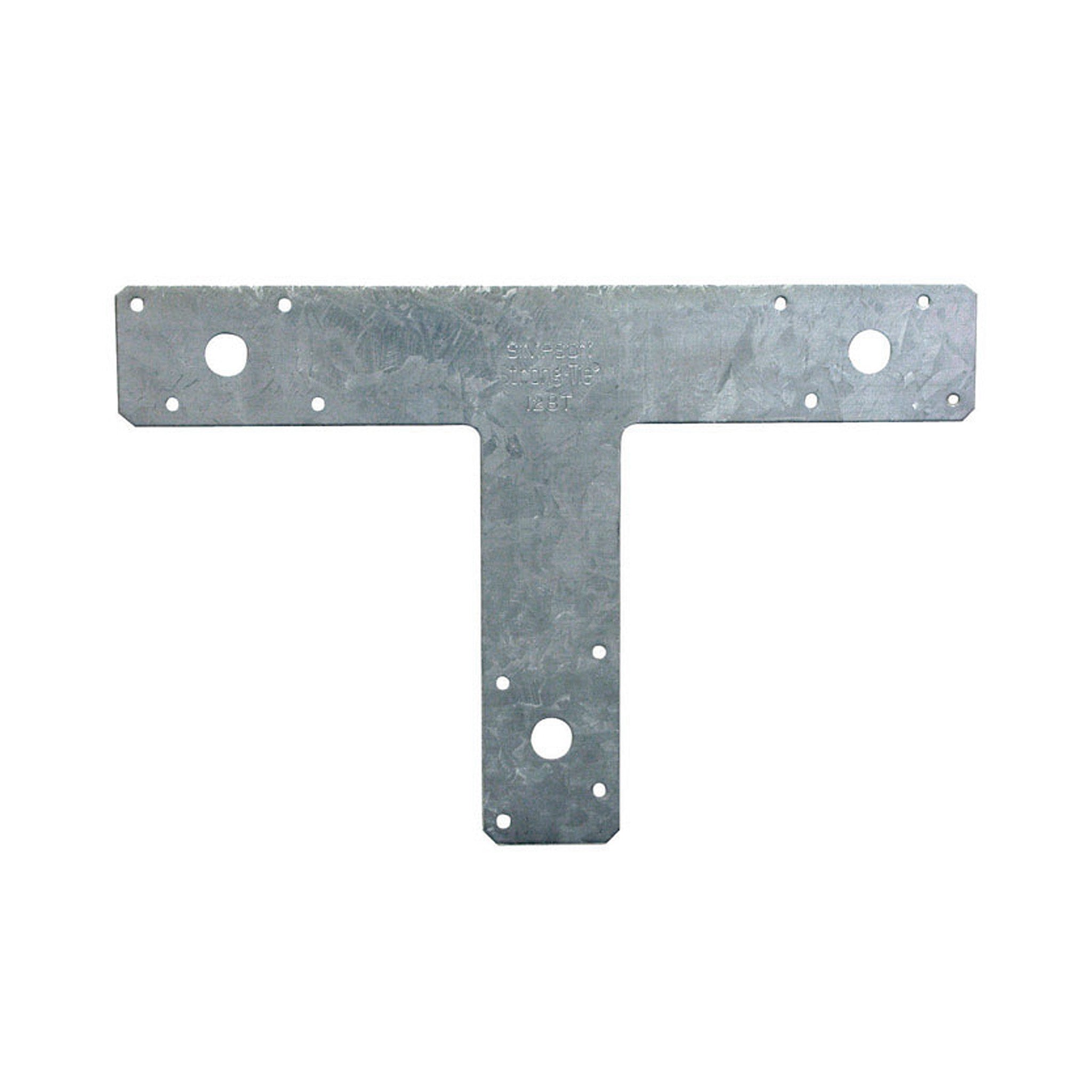 Simpson Strong-Tie 8 in. h X 12 in. w 14 Ga. Galvanized Steel T Strap ...