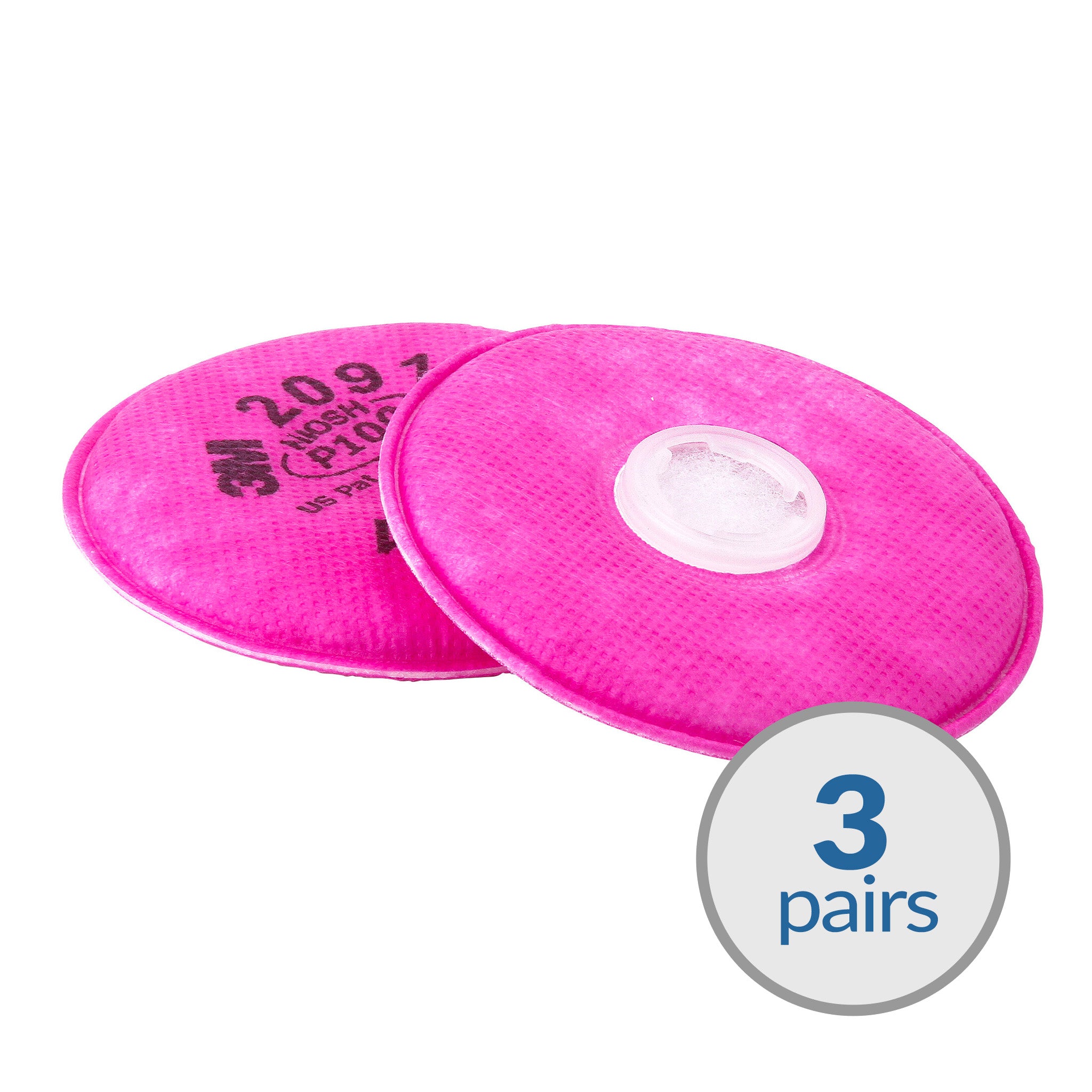 3M 2091 P100 Particulate Filter - 3 Pairs – GCNYC